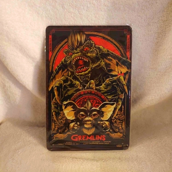 Hand Crafted | Wall Decor | Gremlins Tin Sign | Poshmark